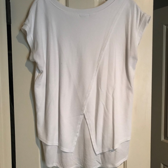 Market & Spruce | Tops | Market Spruce Double Layer Split Back Knit Top ...